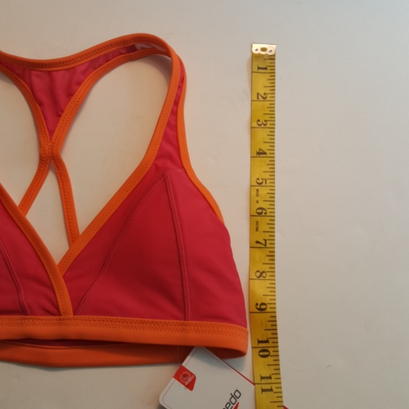 Speedo | Tops | Nwt Speedo Pinkorange Fitness Or Swim Top Small | Poshmark